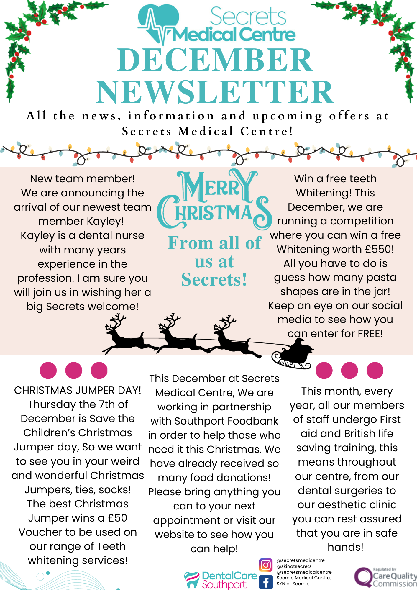 December Newsletter-Secrets Medical Centre, Southport