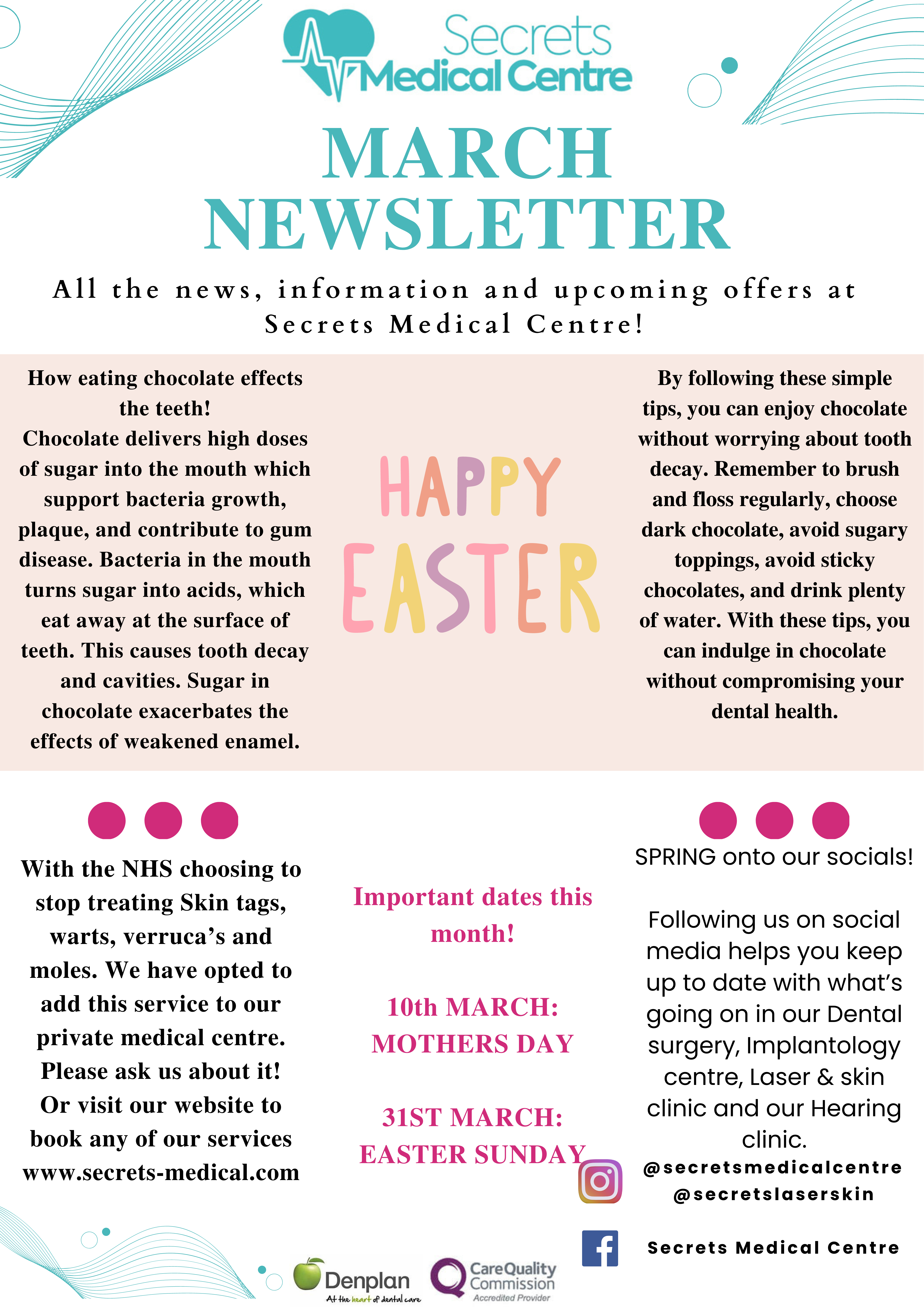 March Newsletter- Secrets Medical Centre